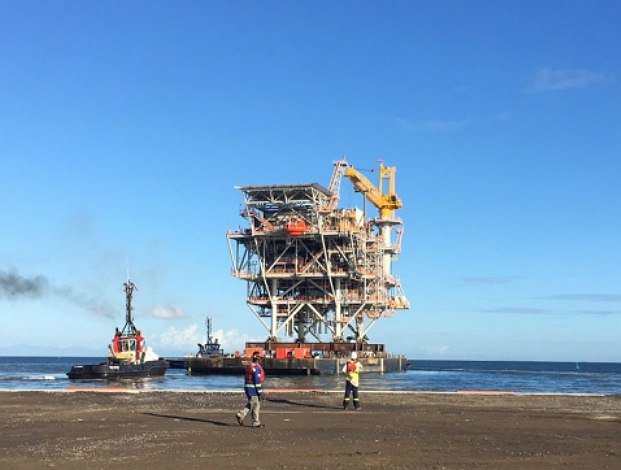 BP platform en route to Trinidad location - The Energy Year