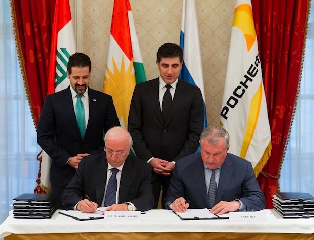 Rosneft signs landmark Kurdistan contract - The Energy Year