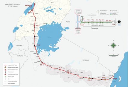 East African Crude Oil Pipeline Map 2021 - The Energy Year