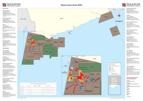 Ghana Licence Areas 2020 - The Energy Year