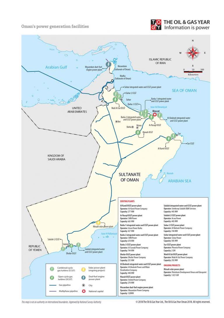 Oman’s Power Generation Facilities 2018 - The Energy Year