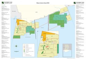 Ghana Licence Areas Map 2022 - The Energy Year