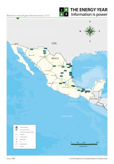 Mexico Natural Gas Infrastructure 2023 Map - The Energy Year