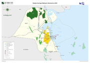 Kuwait oil and gas fields and infrastructure Map 2023 - The Energy Year