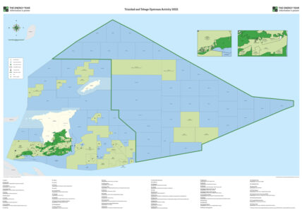 Trinidad and Tobago Upstream Activity Map 2022 - The Energy Year