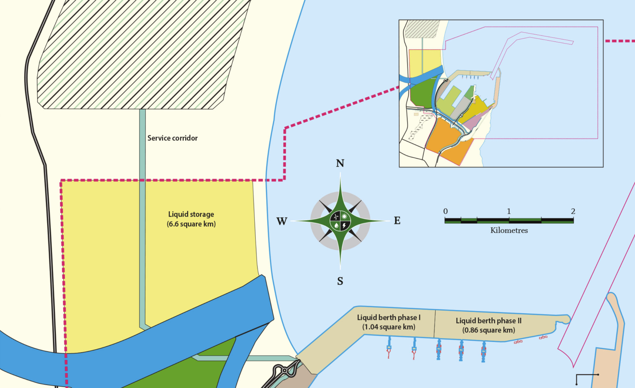 Port of Duqm Master Plan Map 2030 - The Energy Year