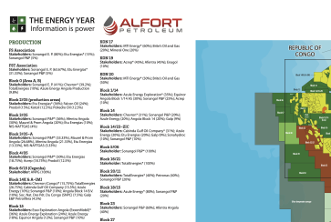 Angola Licence Areas Map 2024 - The Energy Year