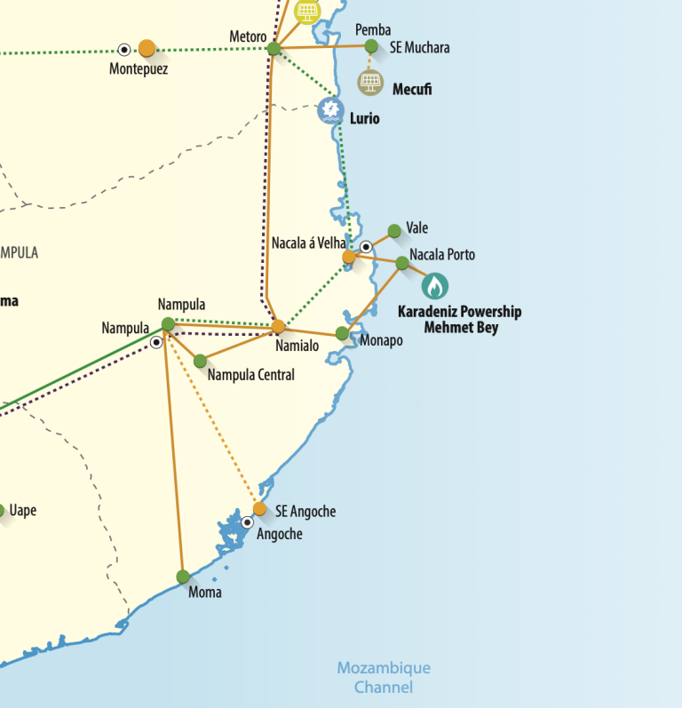 Mozambique Infrastructure Map Pack 2024 - The Energy Year